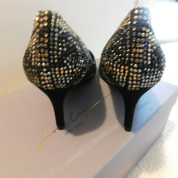 Lola Cruz | Shoes | Anthropologie Lola Cruz Bibi Lou Crystal Heel Pumps New Sz 9 39 | Poshmark
